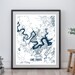 Lake Travis Texas Printable Map Lake Travis Wall Art Lake - Etsy