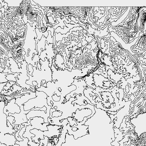 Yellowstone National Park Printable Topographic Map, Yellowstone ...