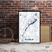 Raystown Lake Pennsylvania Printable Map, Raystown Lake Map Art ...