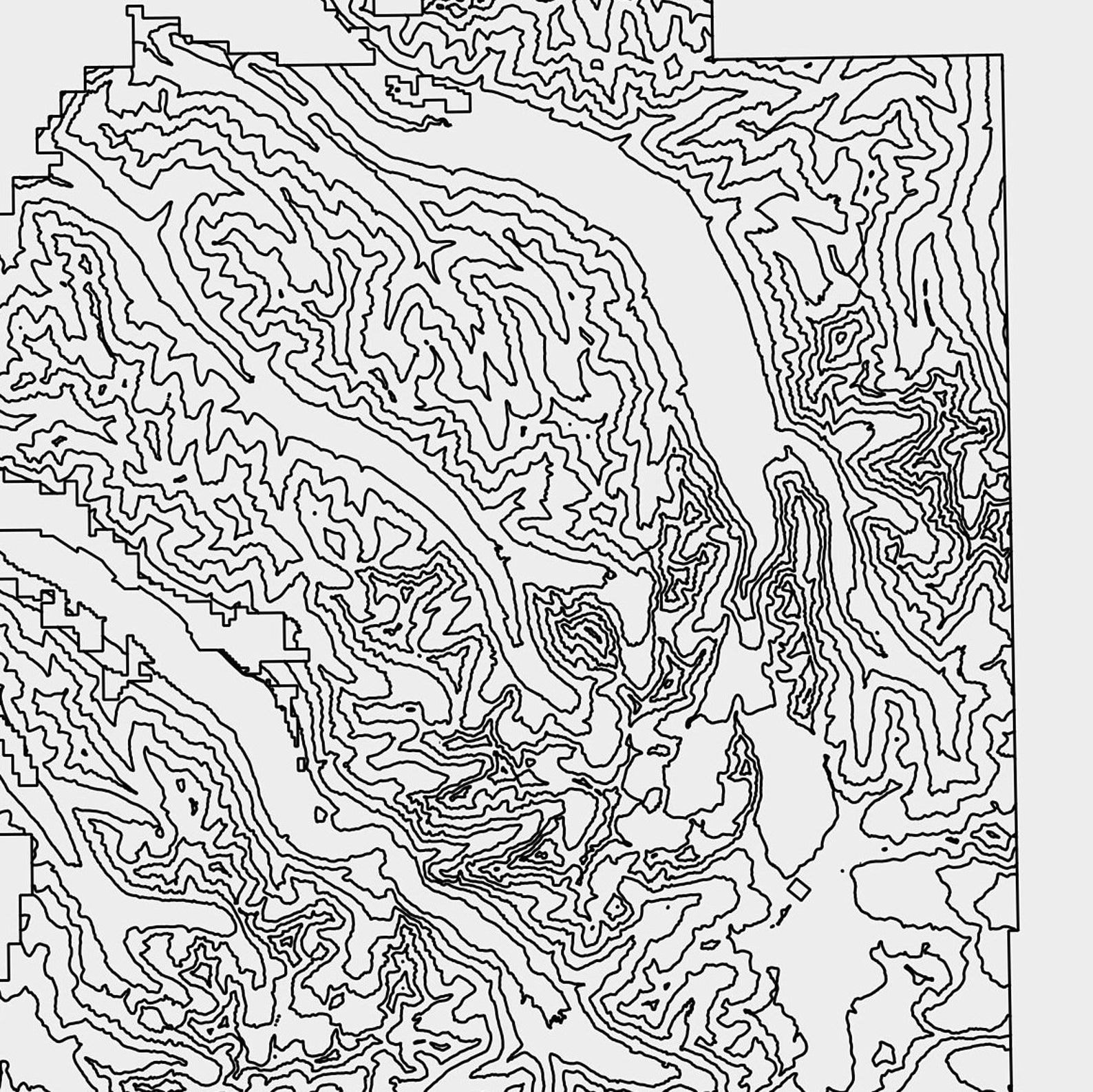 Chugach State Park Printable Topographic Map Chugach State - Etsy