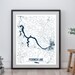 Pickwick Lake Printable Map, Alabama Wall Art, Pickwick Lake Print ...