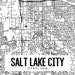 Salt Lake City Utah Map Printable, Printable Map for Office, Salt Lake ...