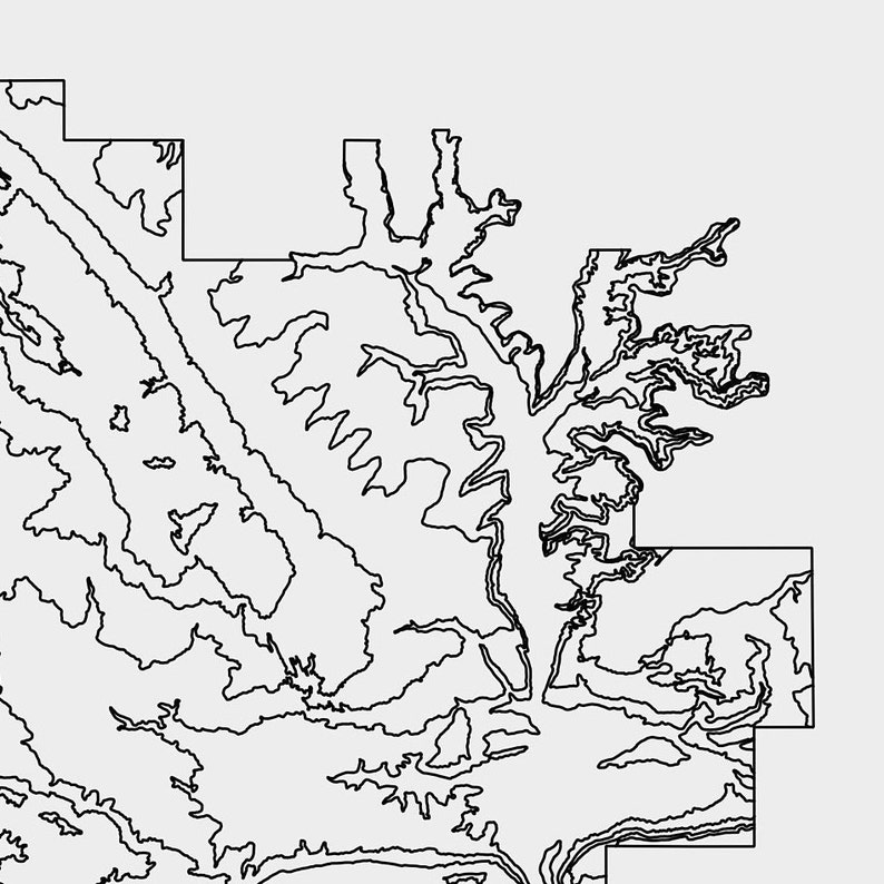 Arches National Park Printable Topographic Map Moab Utah Map - Etsy