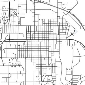 Bozeman Montana Map Printable Montana Map Art Bozeman Map - Etsy