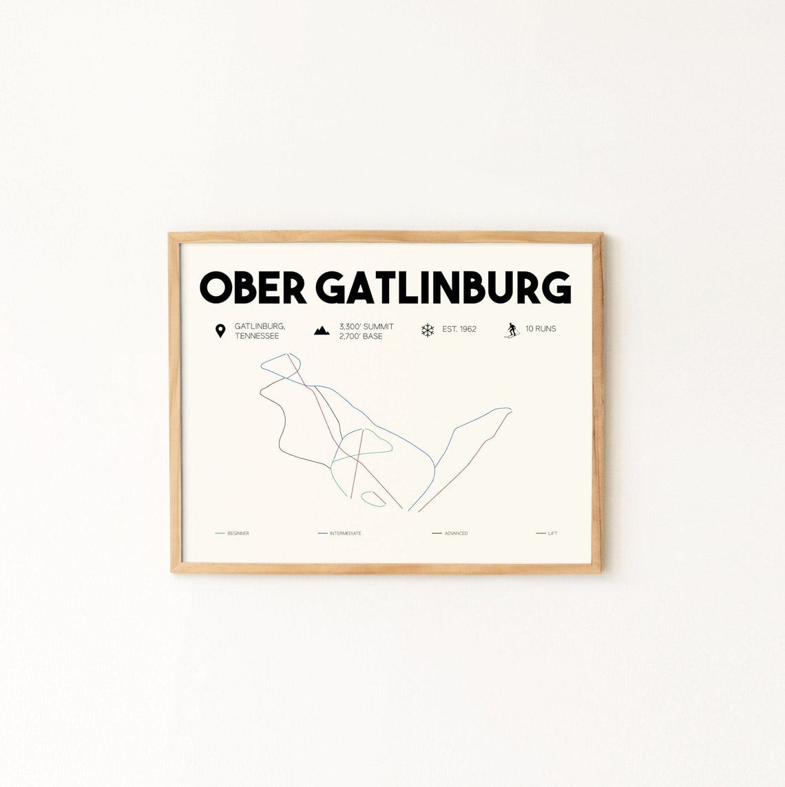 Ober Gatlinburg Printable Ski Trail Map, Ober Gatlinburg Tennesee Map ...