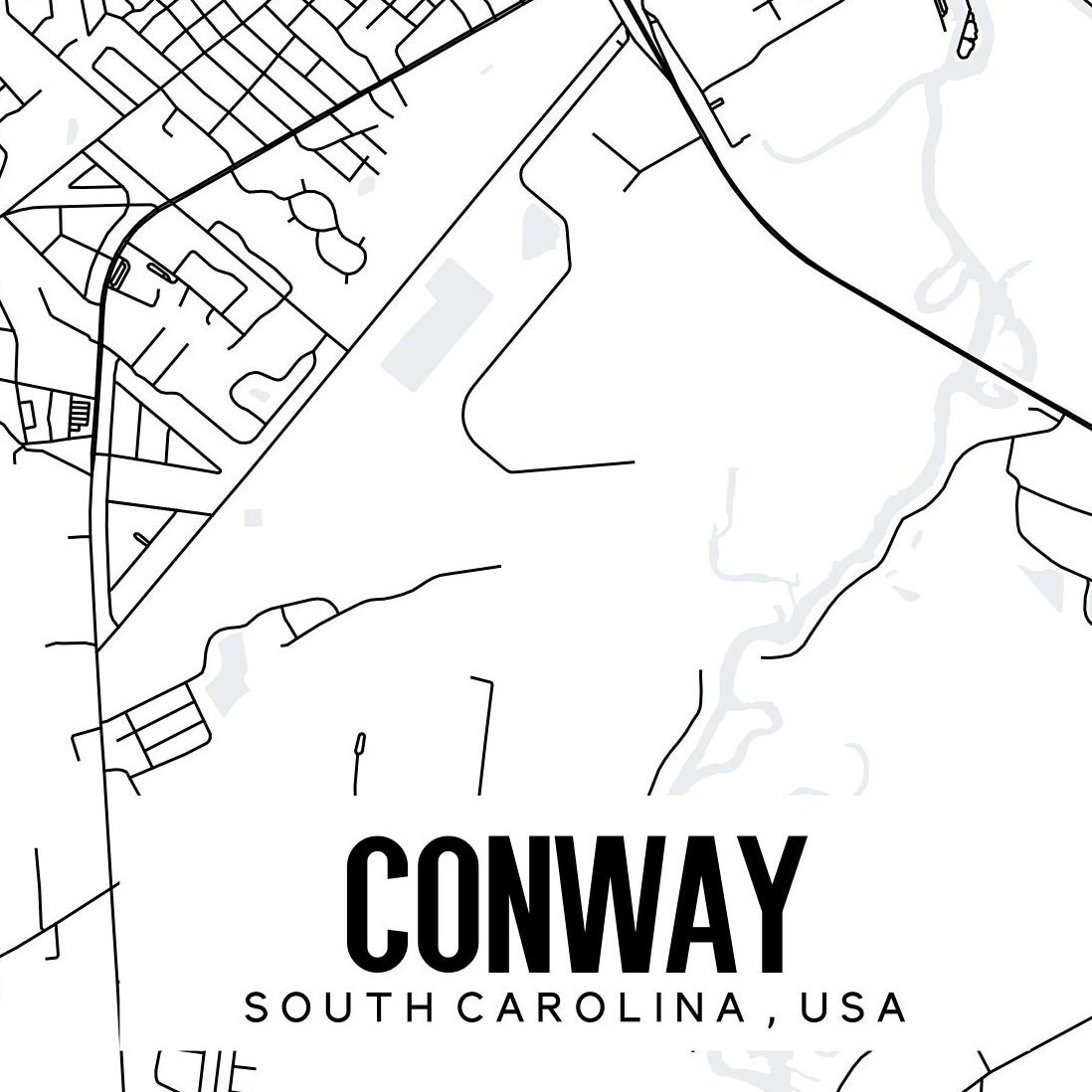 Conway Sc Map