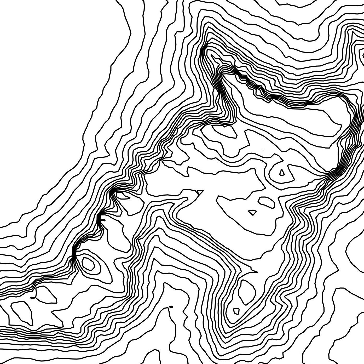 Table Mountain Topographic Map Cape Town Map South Africa - Etsy