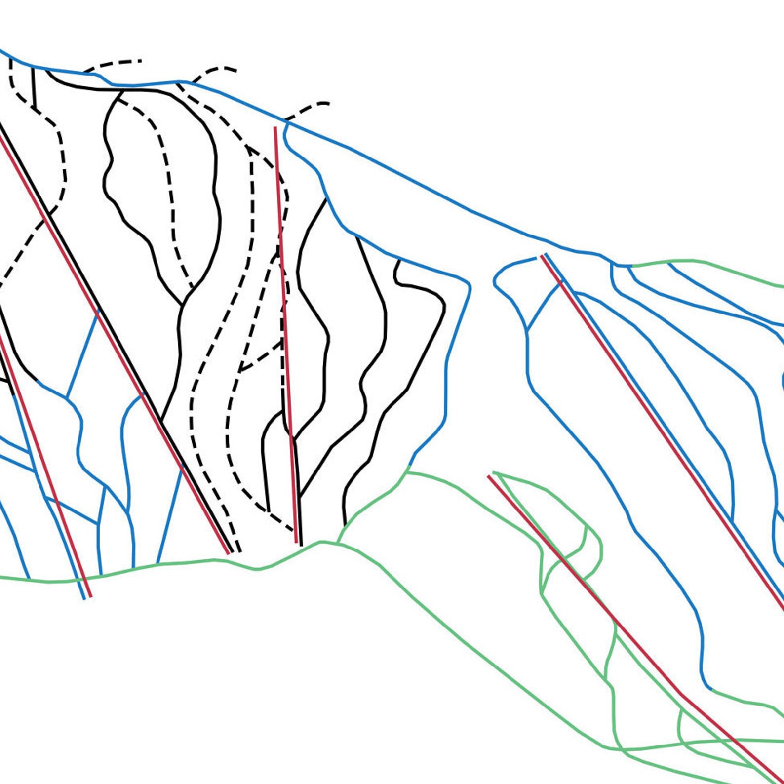 Mont Sutton QC Printable Ski Map, Ski Map 16"x"20", Mont Sutton Canada ...