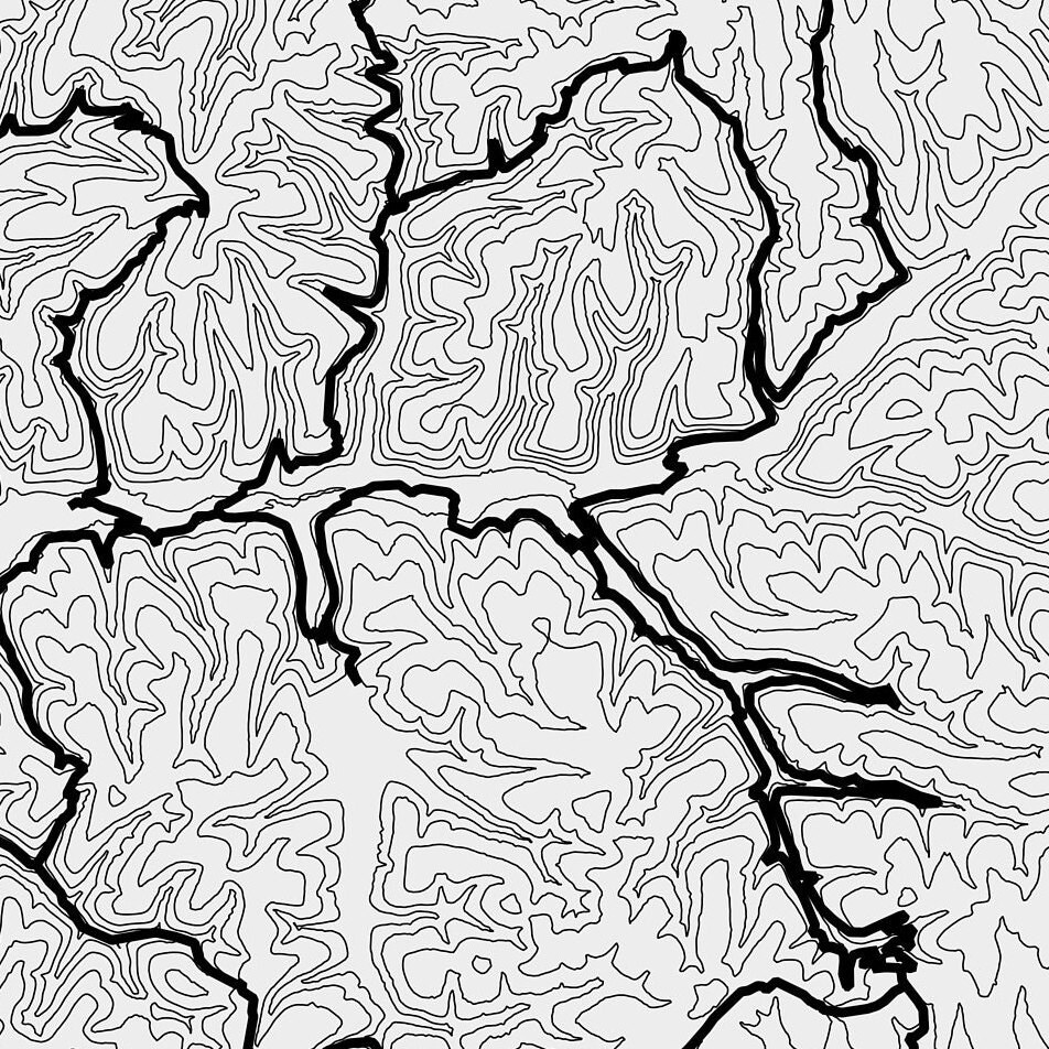Back 40 Trails Topographic Map Printable Mountain Biking Map - Etsy