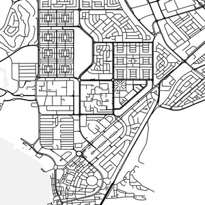 Aquaba Jordan Printable Map, Aqaba City Map Art, Asia Map, Digital ...