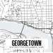 Georgetown D.C. Map Printable, DC City Map Art, Washington Map Art, DC ...