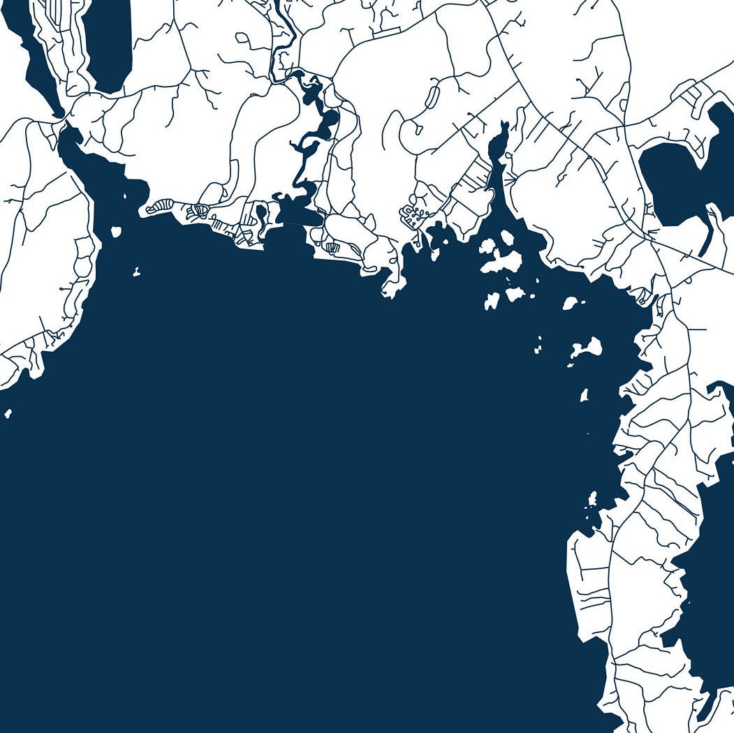 Printable Sebago Lake Map Sebago Lake Maine Print Sebago - Etsy