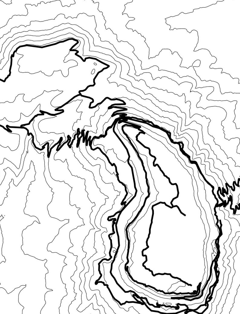 Mount Nebo State Park Trails Topographic Map Printable - Etsy