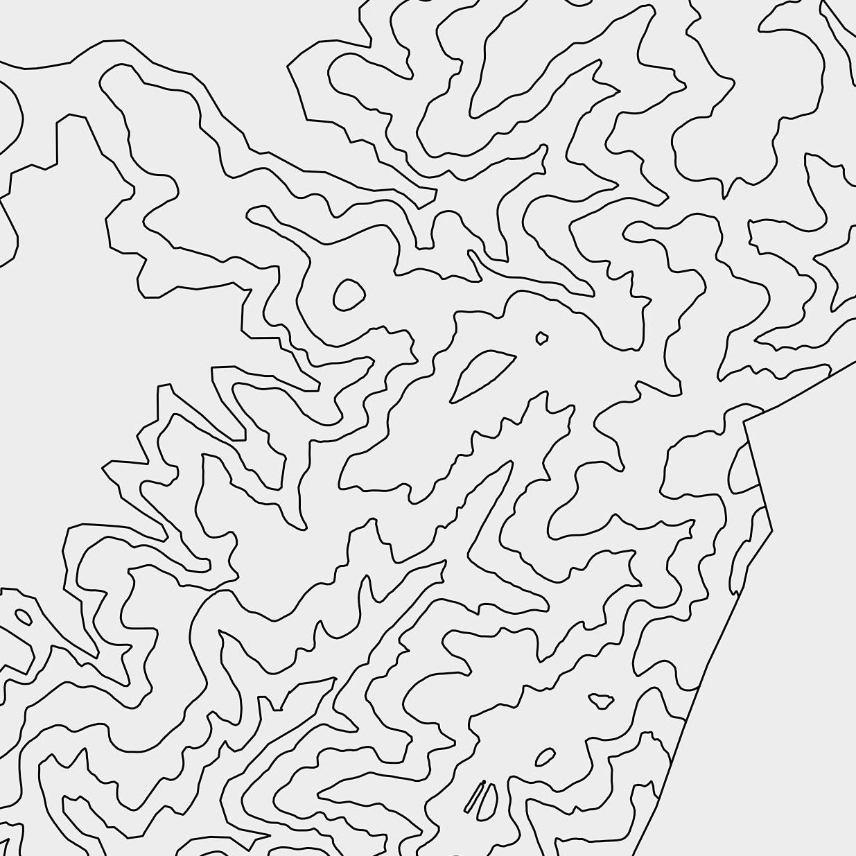 Smith Mountain Lake State Park Printable Topographic Map - Etsy