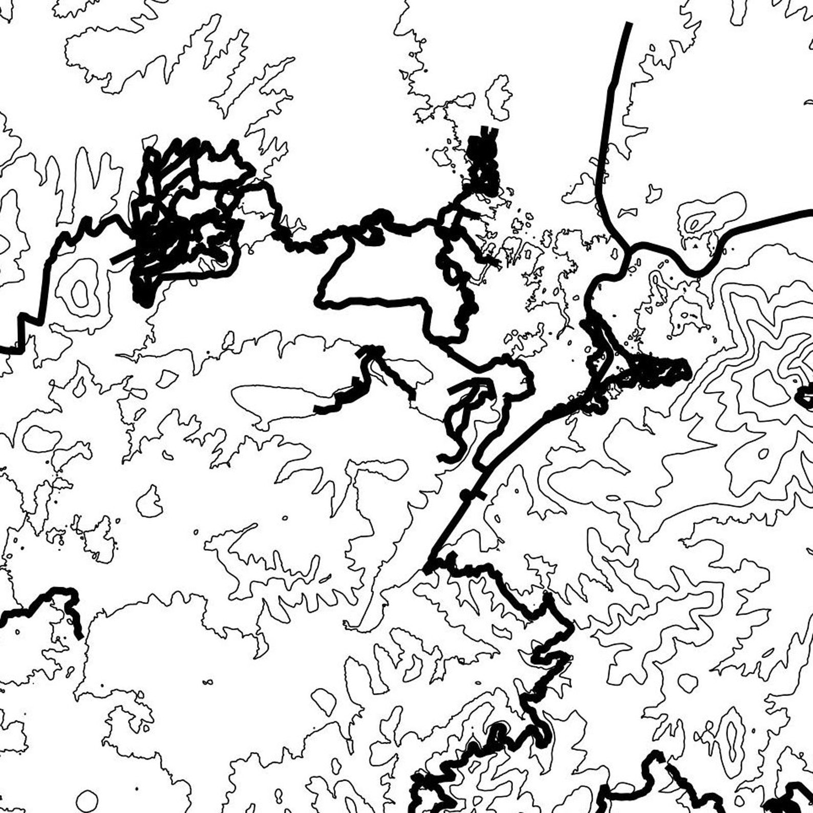 Prescott Arizona Bike Trails Topographic Map Printable - Etsy