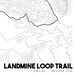 The Landmine Loop Trail Topographic Map, Printable Mountain Biking Map ...