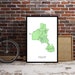 Papago Park Map Printable Papago Park Arizona Tempe AZ Wall - Etsy