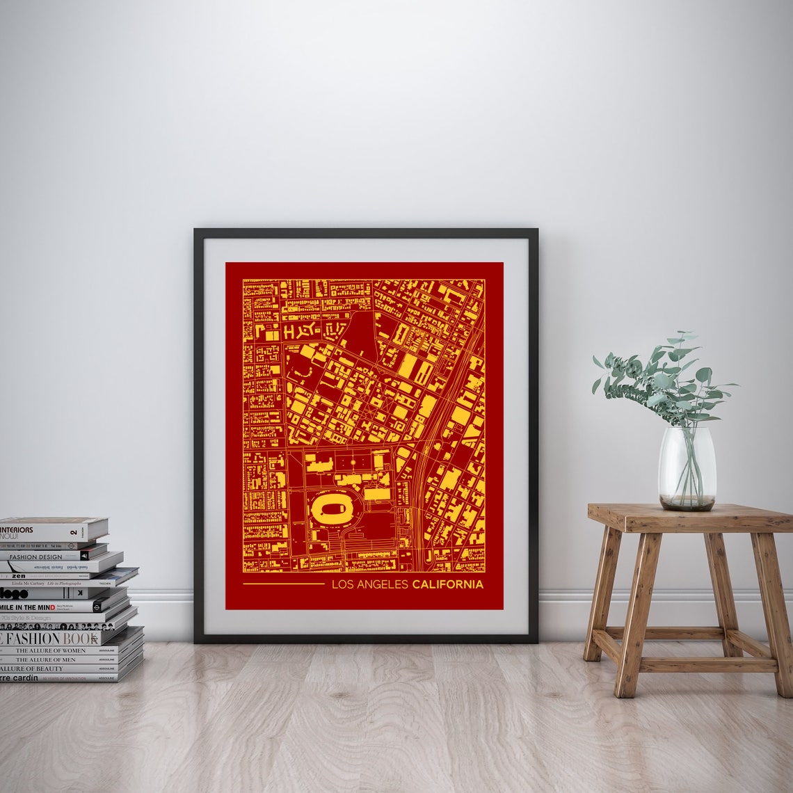 University of Southern California Printable Map USC Wall Art - Etsy