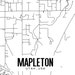Mapleton Utah Printable Map Mapleton Map Art Mapleton UT - Etsy