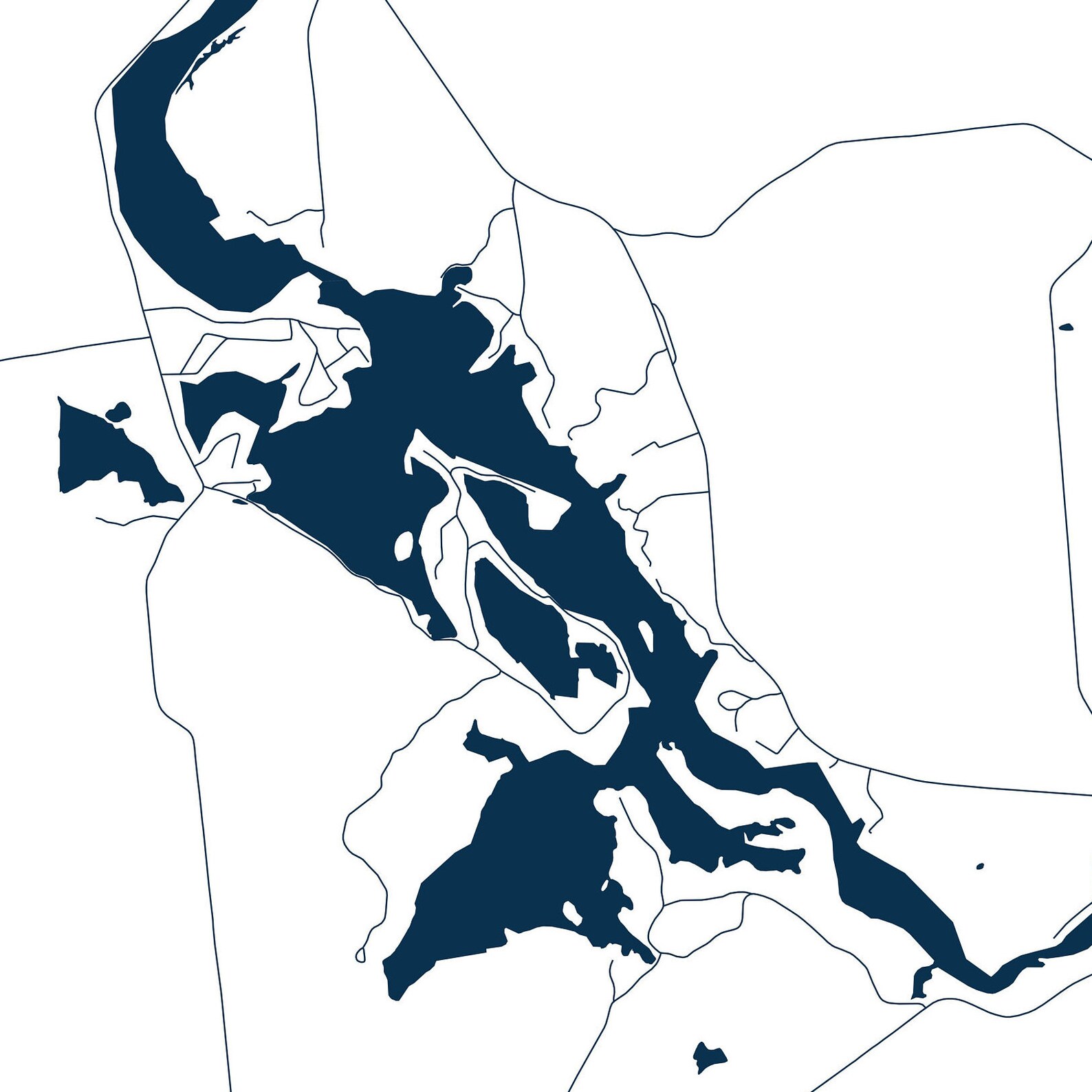 Higley Flow Printable Map Higley Flow NY Map Higley Flow - Etsy