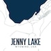 Jenny Lake Printable Map Jenny Lake Map Jenny Lake Print - Etsy Canada