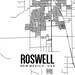 Roswell New Mexico Map Printable, Printable Map for Office, Roswell ...