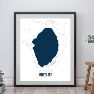 Jenny Lake Printable Map Jenny Lake Map Jenny Lake Print | Etsy Canada