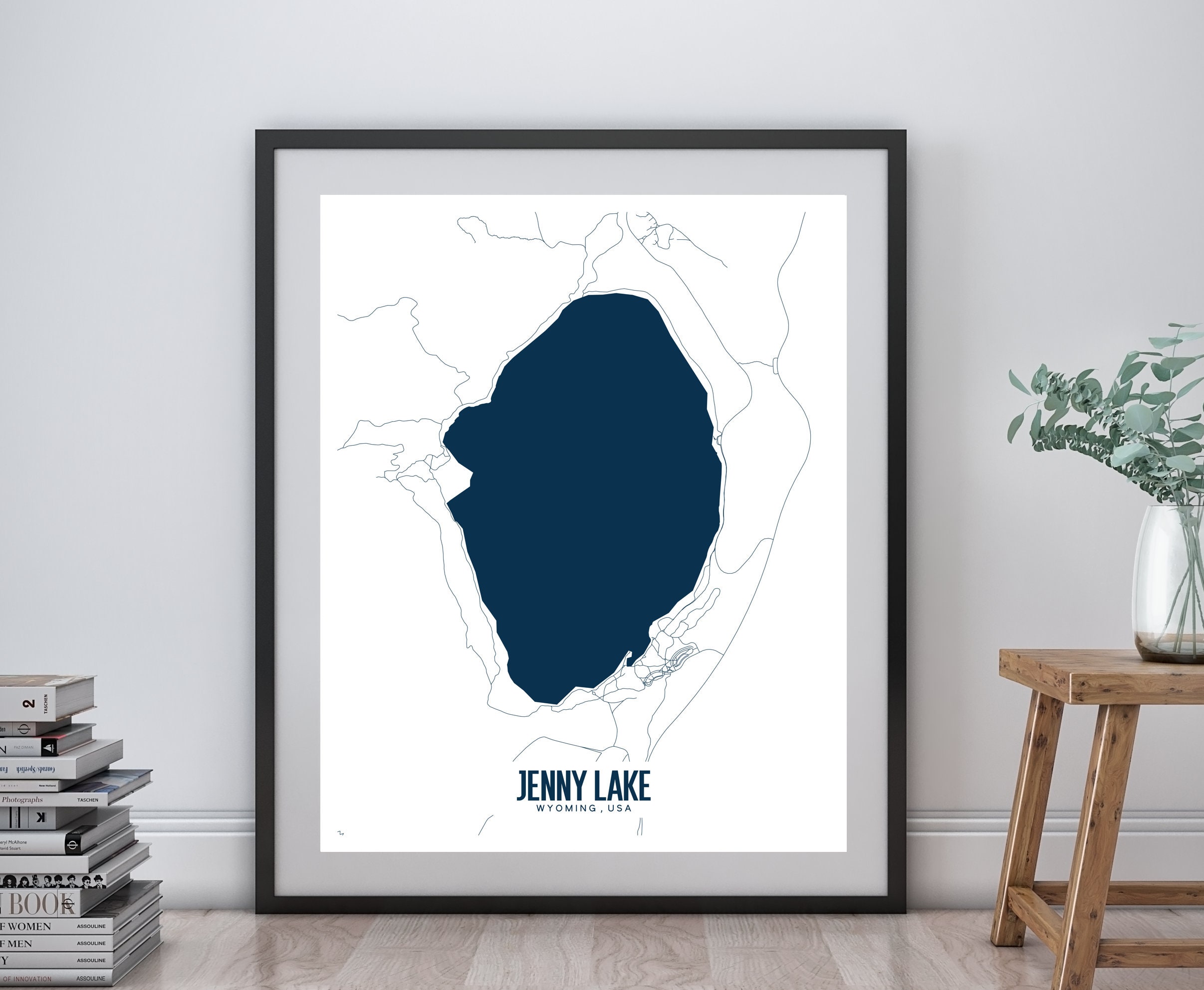 Jenny Lake Printable Map Jenny Lake Map Jenny Lake Print - Etsy Canada