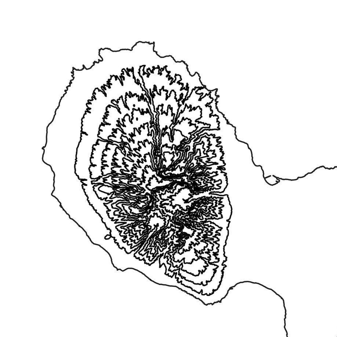 Maui Hawaii Topographic Map Maui Map Maui Hawaii Print | Etsy