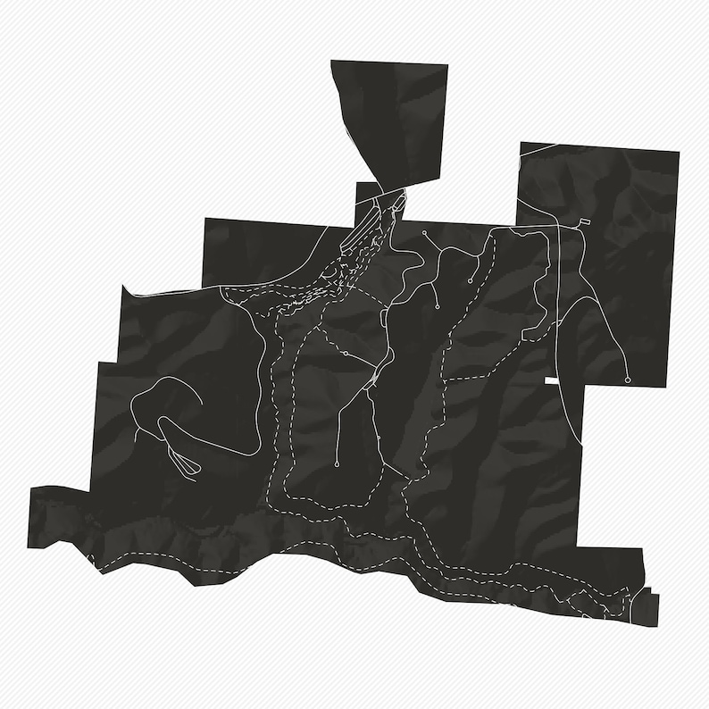 Hocking Hills State Park Map 18x24 Digital - Etsy