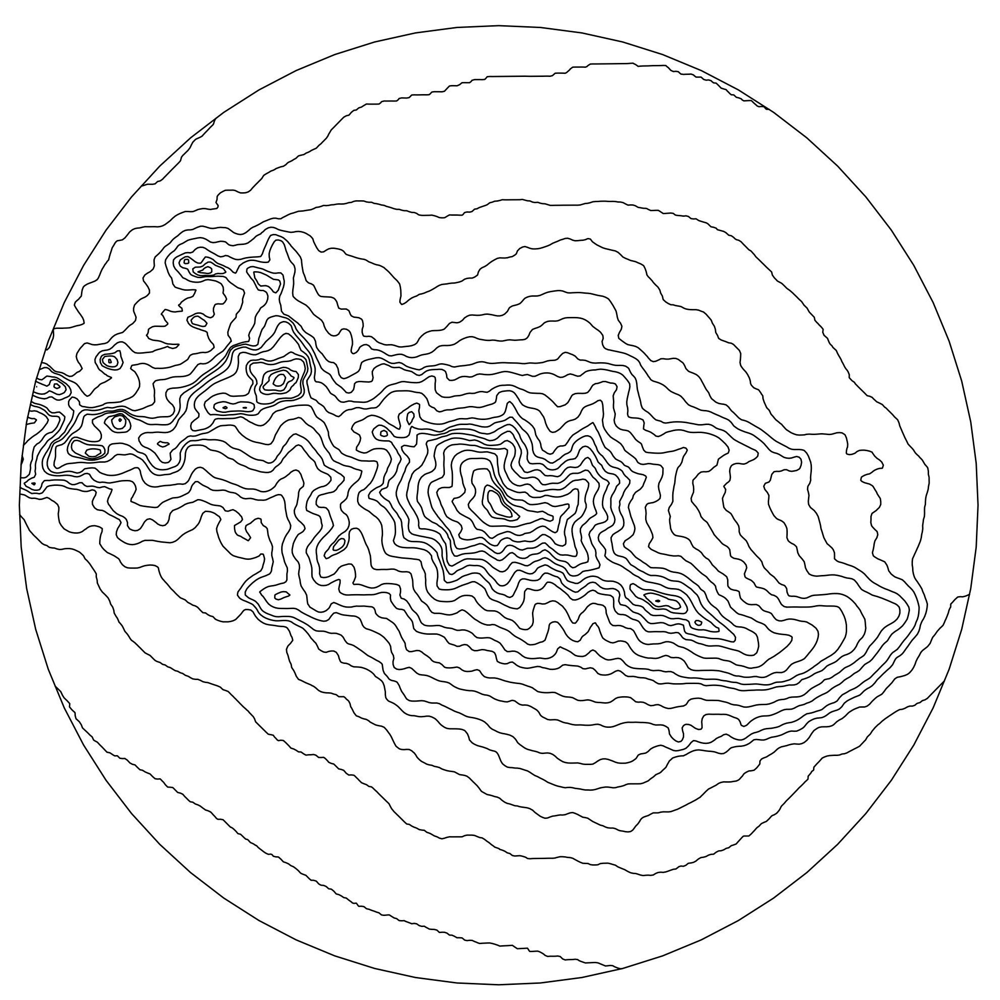 Camelback Mountain Topographic Map Camelback Mountain - Etsy