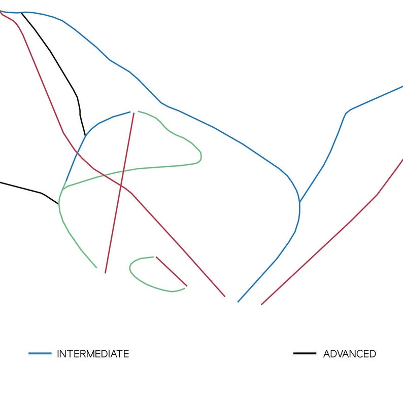 Ober Gatlinburg Printable Ski Trail Map Ober Gatlinburg - Etsy