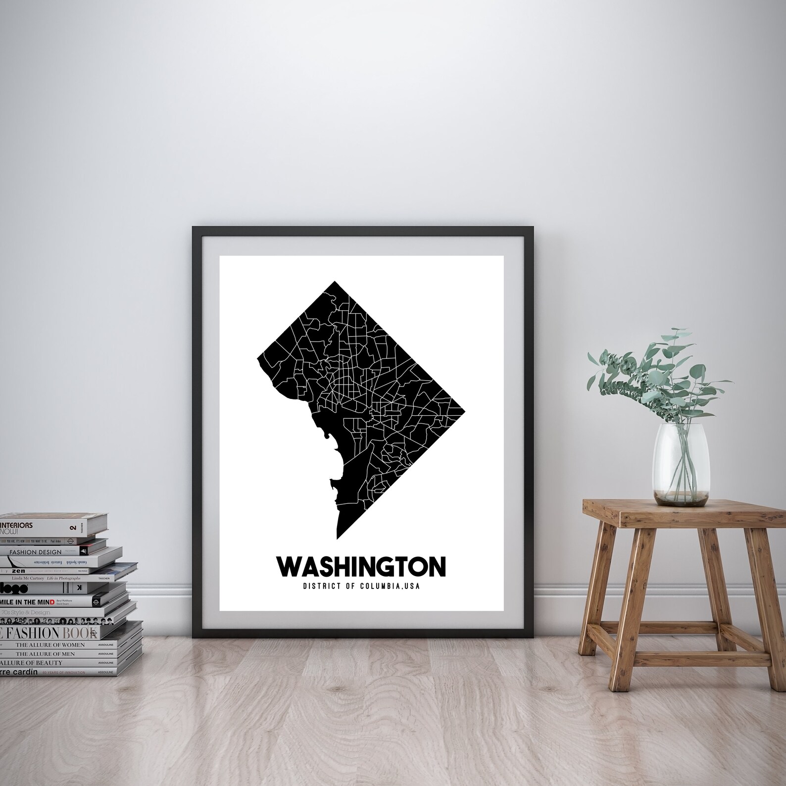 D.C. City Map Print DC Map Washington D.C. Printable Map DC | Etsy