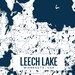 Leech Lake Printable Map Leech Lake MN Wall Art Leech Lake - Etsy