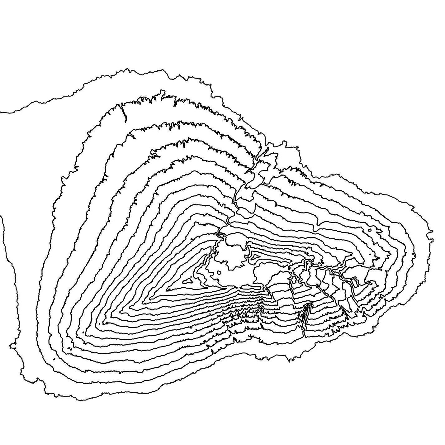 Maui Hawaii Topographic Map, Maui Map, Maui Hawaii Print, Printable ...