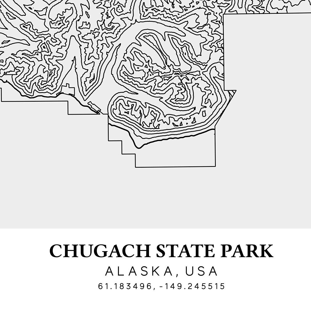 chugach state park map
