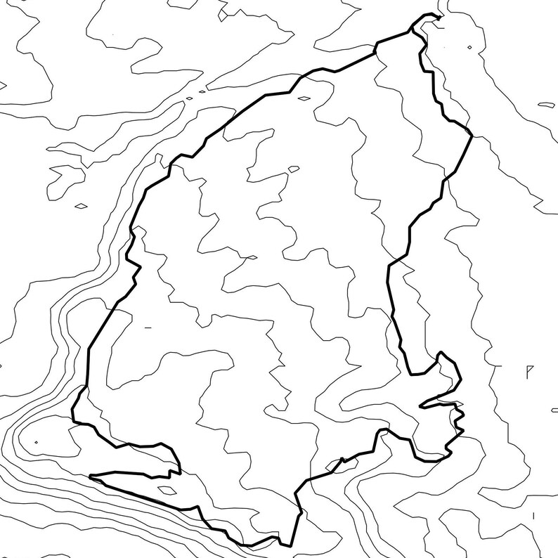 Zen Trail Utah Topographic Map, Printable Mountain Biking Map, MTB ...