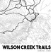 Wilson Creek Trails Topographic Map Printable Mountain Biking - Etsy