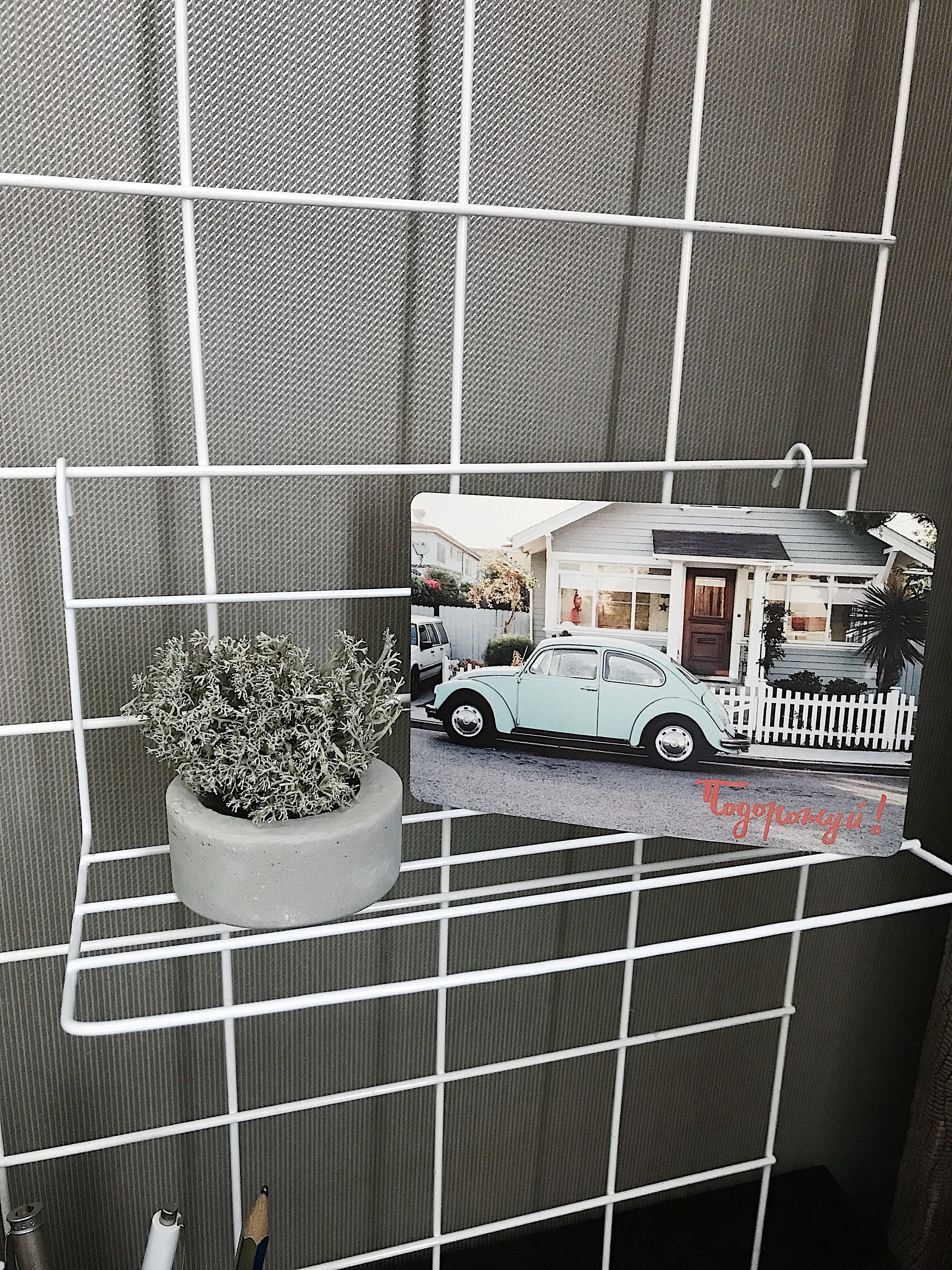 Metal Wire Wall Grid Panel 100x100 Cm (39.4”x39.4”) Photo Display Grid ...
