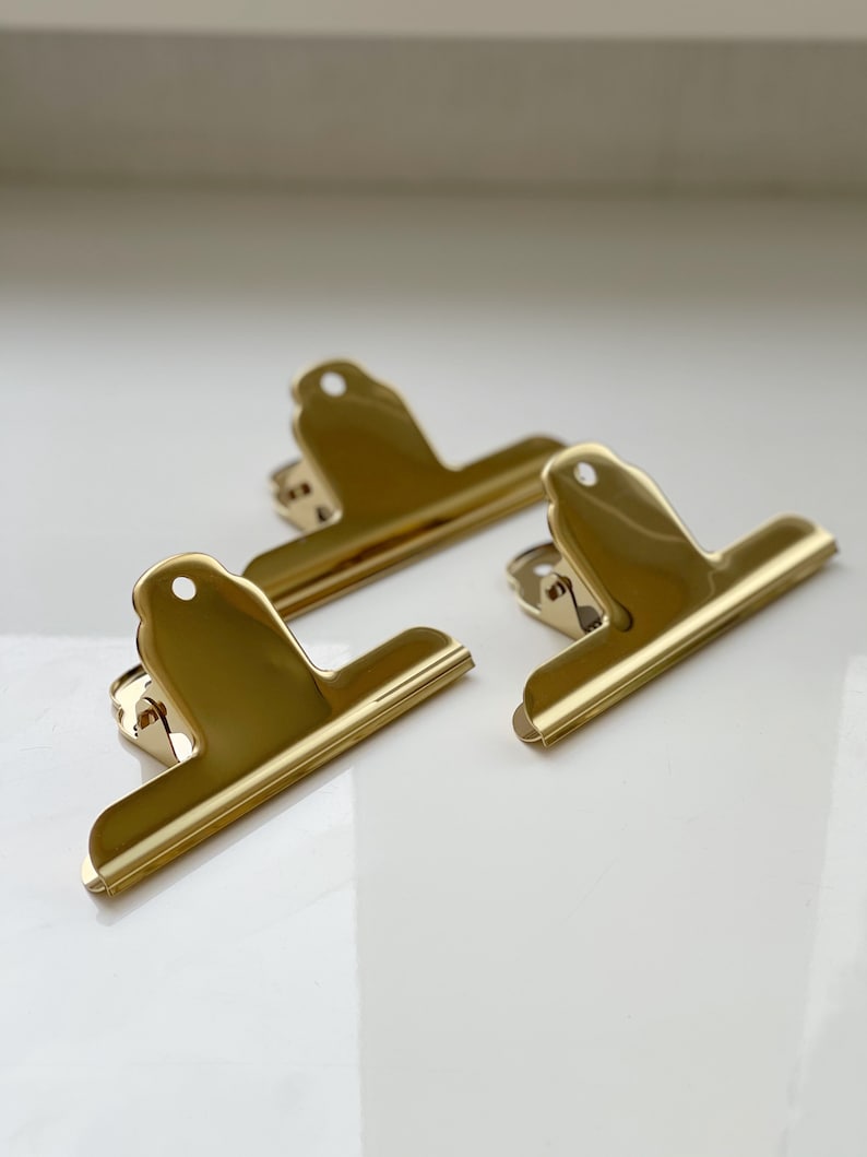 Metal Gold Binder, Gold Large Metal Binder Clip, Wire Wall Grid, Gold ...