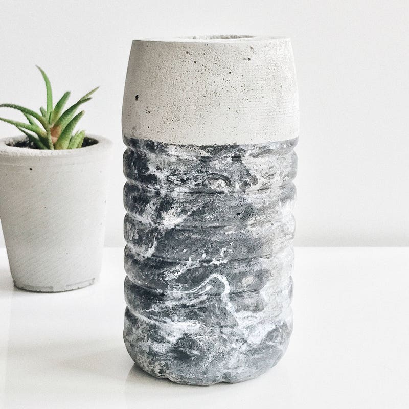 Concrete Vase - Etsy