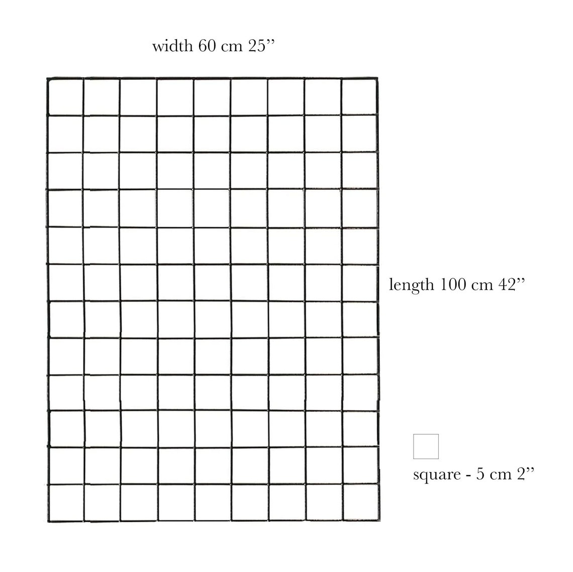 Wire Wall Grid + SHELF, FREE Clips, Gold Memo Board, Copper Notice ...