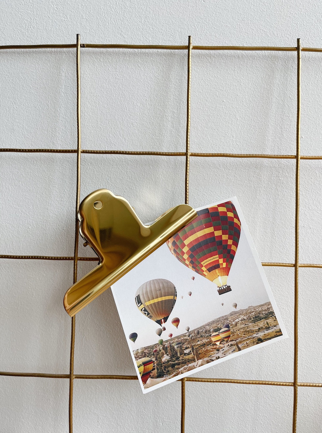 Metal Gold Binder, Gold Large Metal Binder Clip, Wire Wall Grid, Gold ...