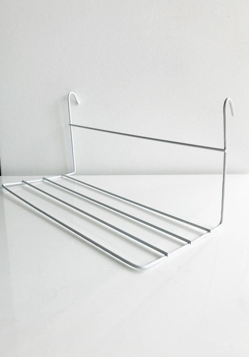 White Shelf for Wire Wall Grid Small Straight Shelf Rack for - Etsy