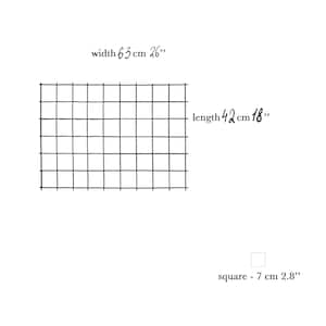 Wire Wall Grid, FREE Clips, Wire Memo Board, Wire Grid Panel, Work ...