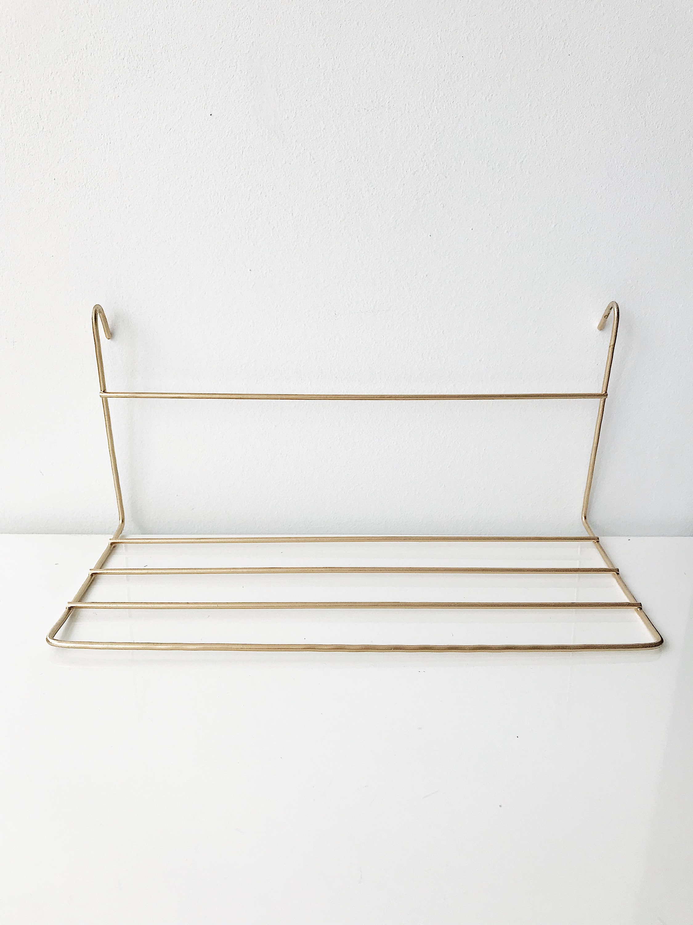 Gold Shelf for Wire Wall Grid Golden Small Straight Shelf - Etsy