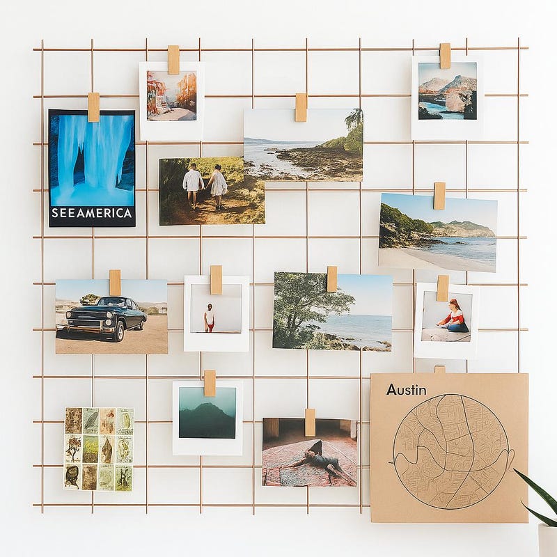 Wire Photo Grid Wall - Etsy UK