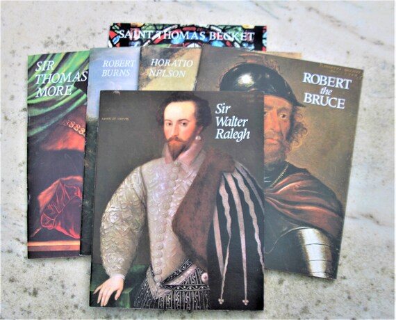 Six Pitkin Books on Famous English and Scottish Historical | Etsy
