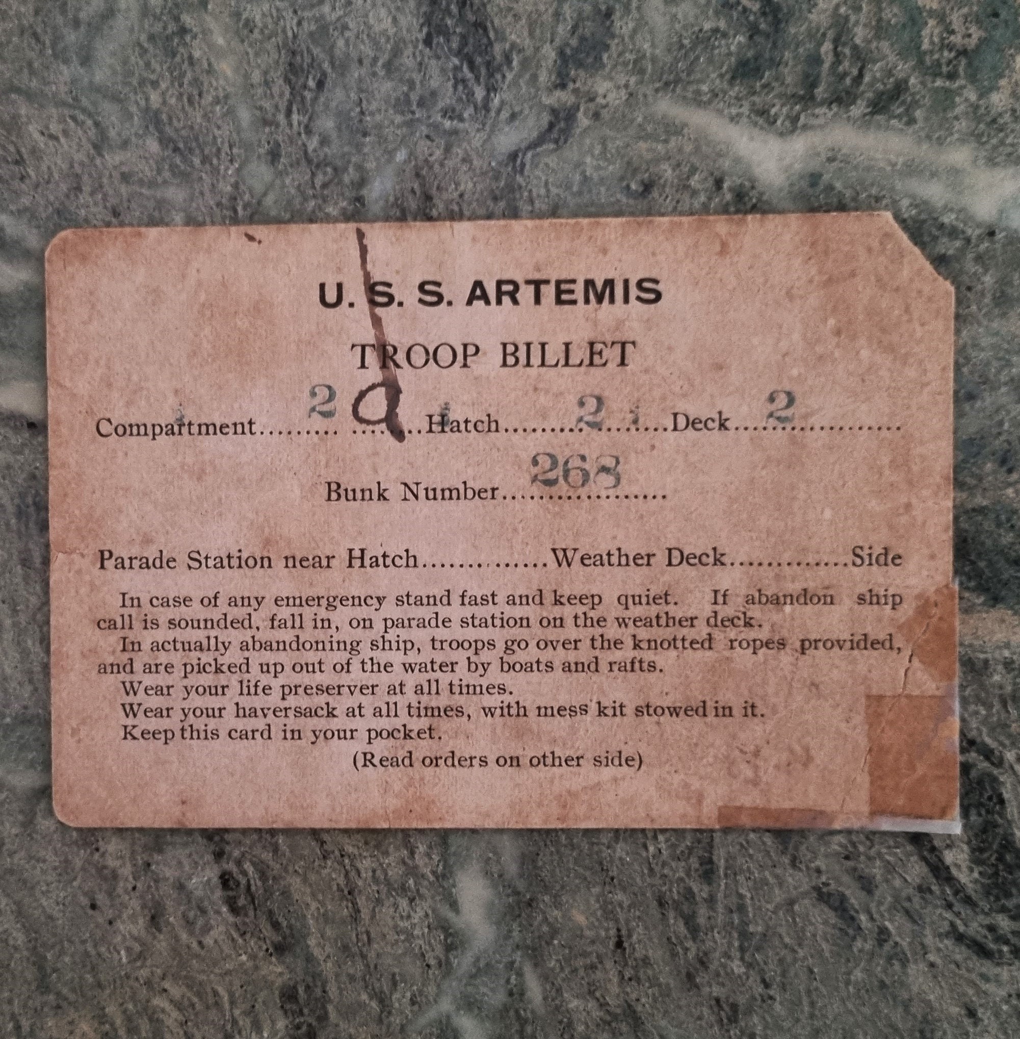 3 WWI Documents Which Belonged to an American Soldier - Etsy