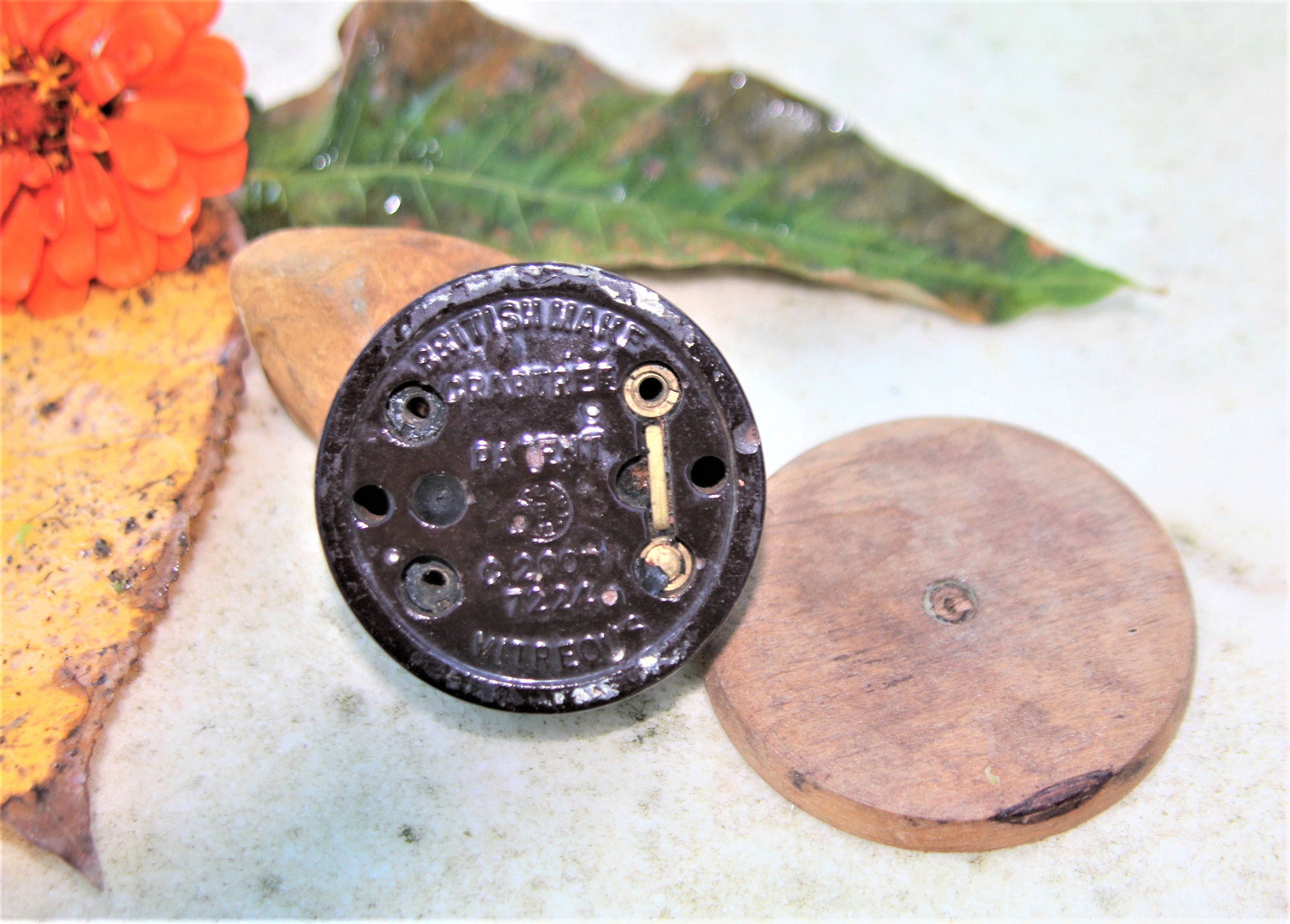 Two Vintage Light Switches with Wooden Mounts Possibly 1940s | Etsy